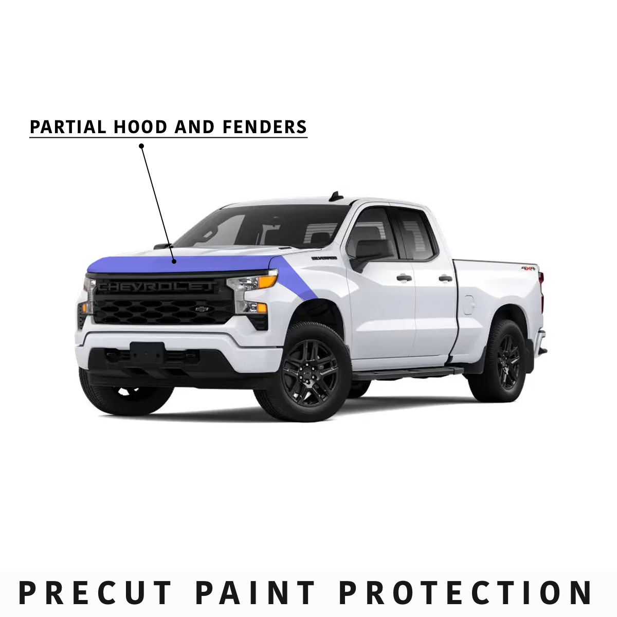 2021-2025 Rivian R1T Launch Edition Precut Paint Protection Kit PPF ...